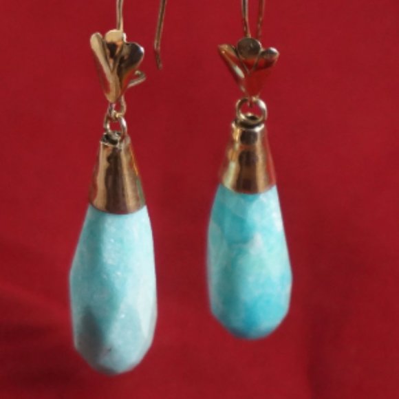 Jewelry | Peruvian Earrings Made Of Andean 14k Opaline Gold | Poshmark